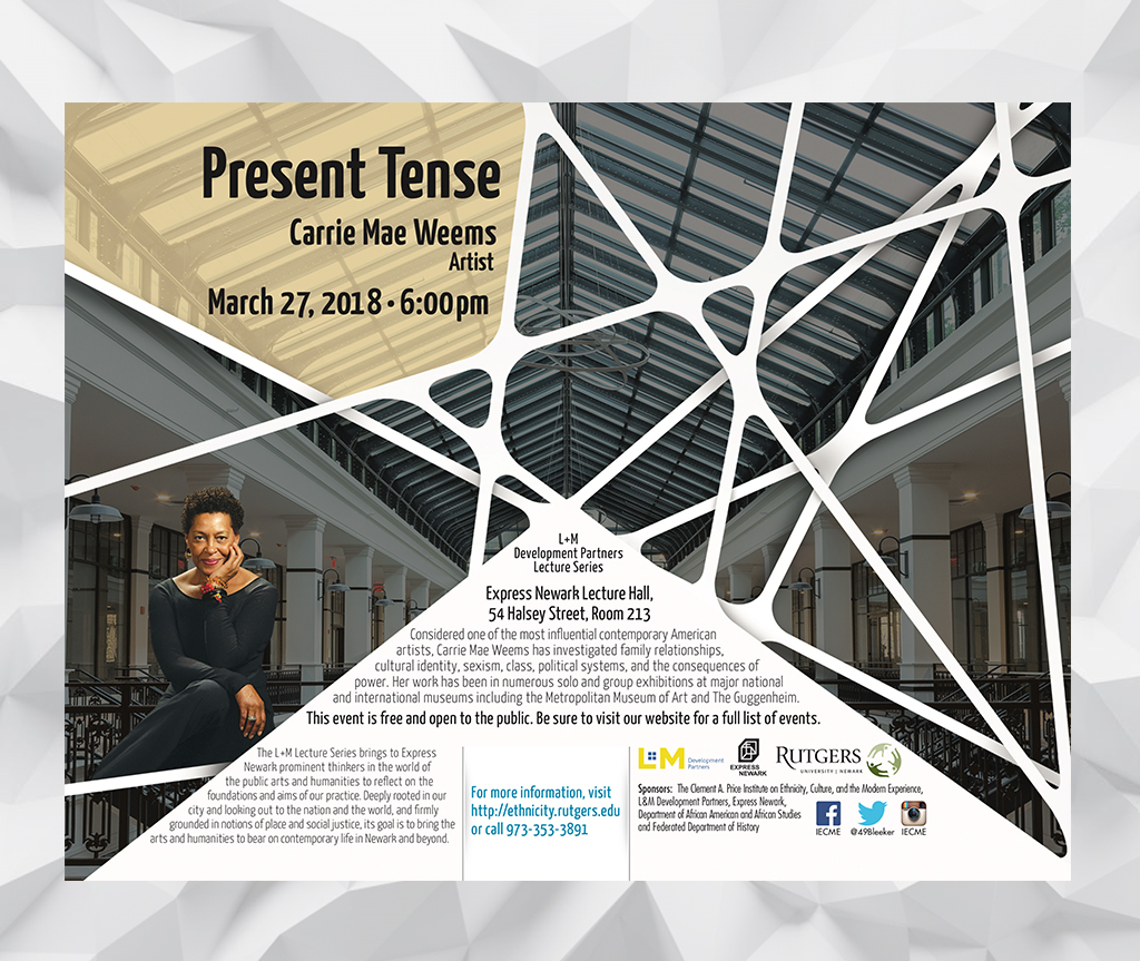 L+M Lecture Series Poster - O2 Advertising